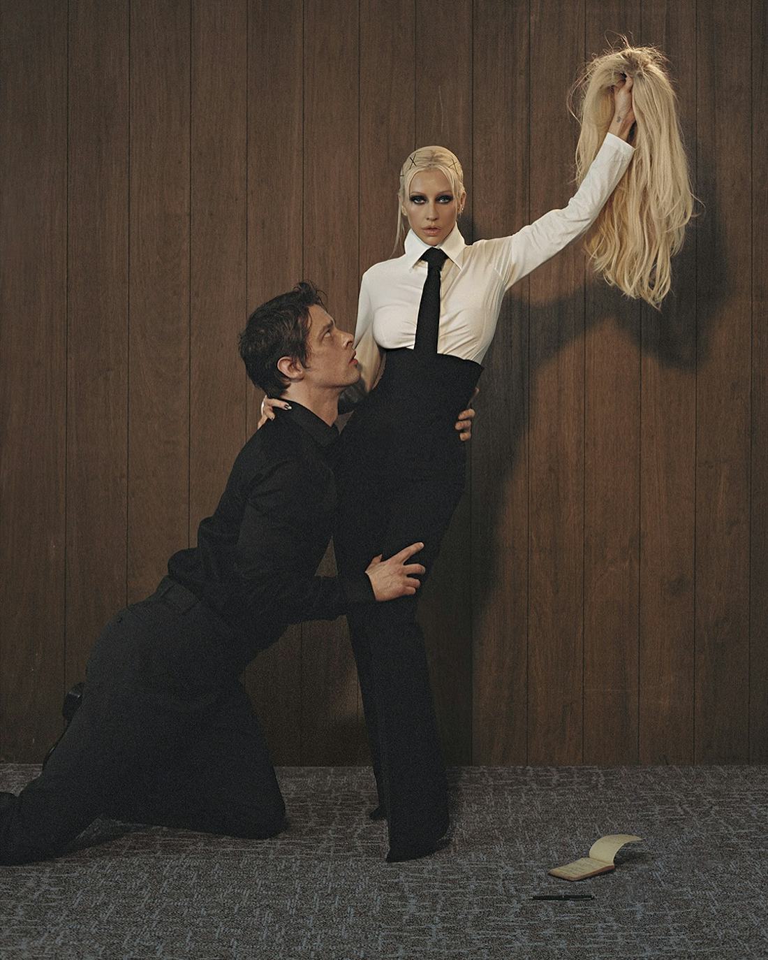 Christina Aguilera Exposed Her Undies For 'Carcy' Magazine