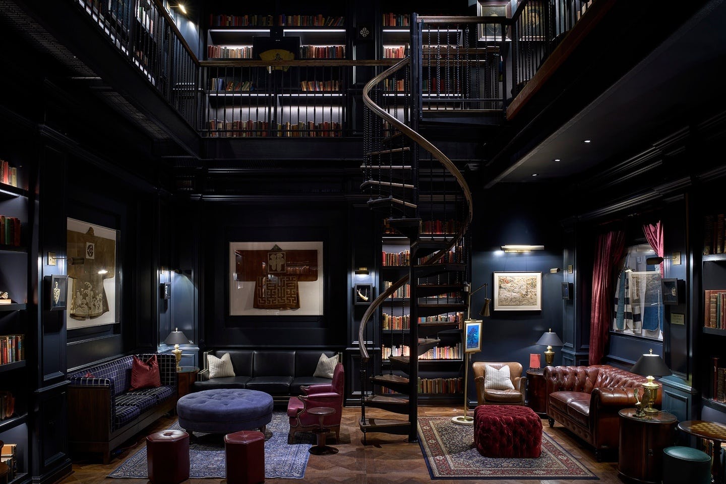 These Hotel Libraries Are the Perfect Spot to Curl Up With a Book