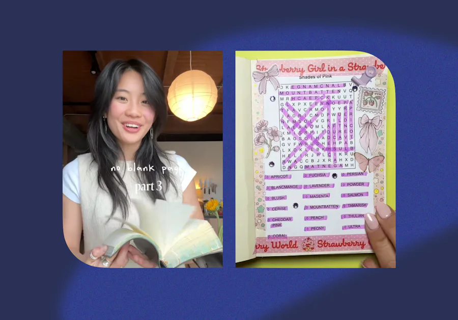The "No Blank Pages" Trend Makes Journaling Fun Again