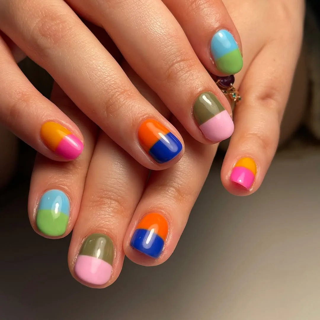 TikTok's "Dopamine Nail" Trend Will Boost Your Mood