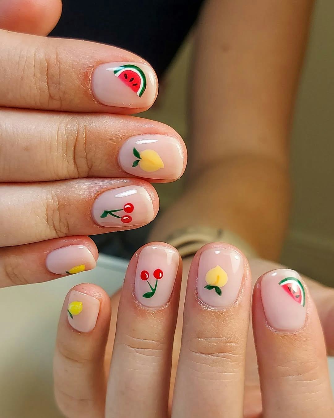 TikTok's "Dopamine Nail" Trend Will Boost Your Mood