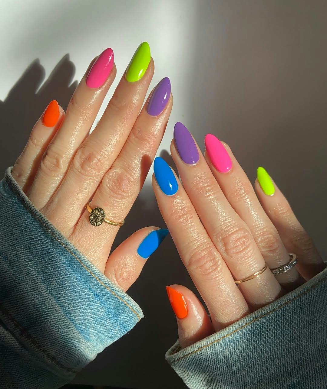 TikTok's "Dopamine Nail" Trend Will Boost Your Mood