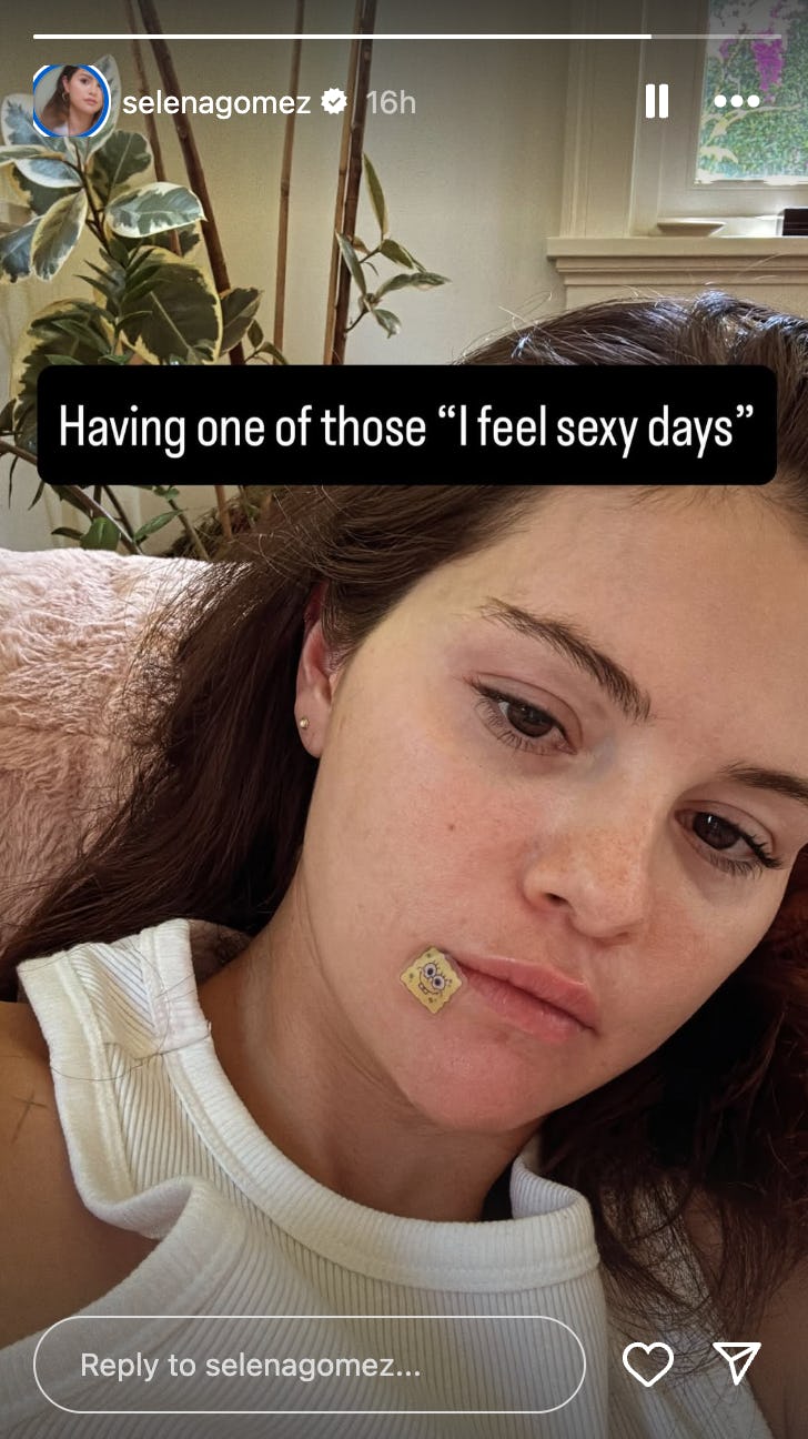 Selena Gomez's SpongeBob Pimple Patch Is The Cutest Acne Treatment