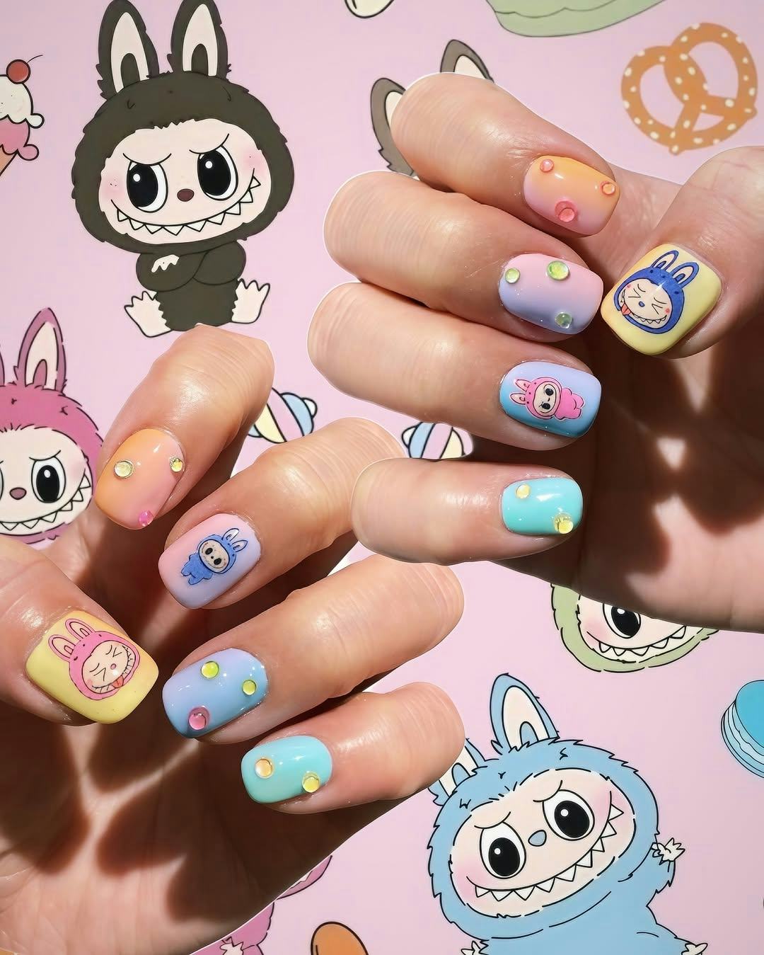 Labubu Nail Art Has Become A Thing. Yes, Really.