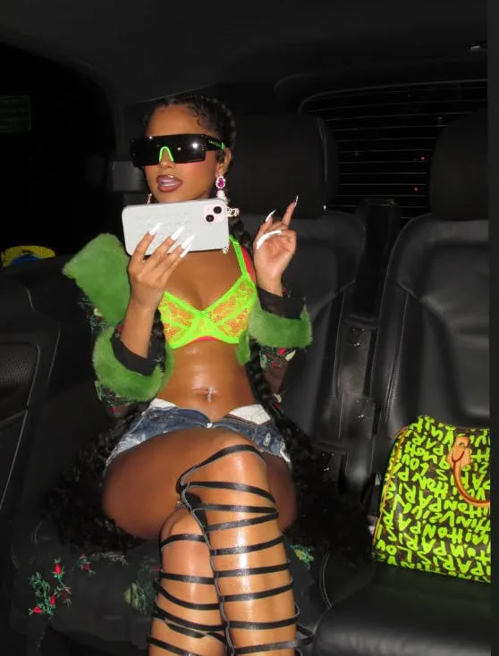 Tyla Matches Her Y2K Louis Vuitton Bag to Her Bra