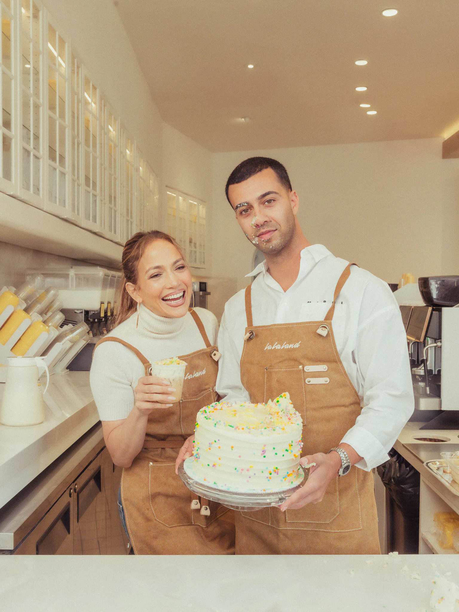 I Tried Jennifer Lopez's Birthday Cake Latte At La La Land Cafe
