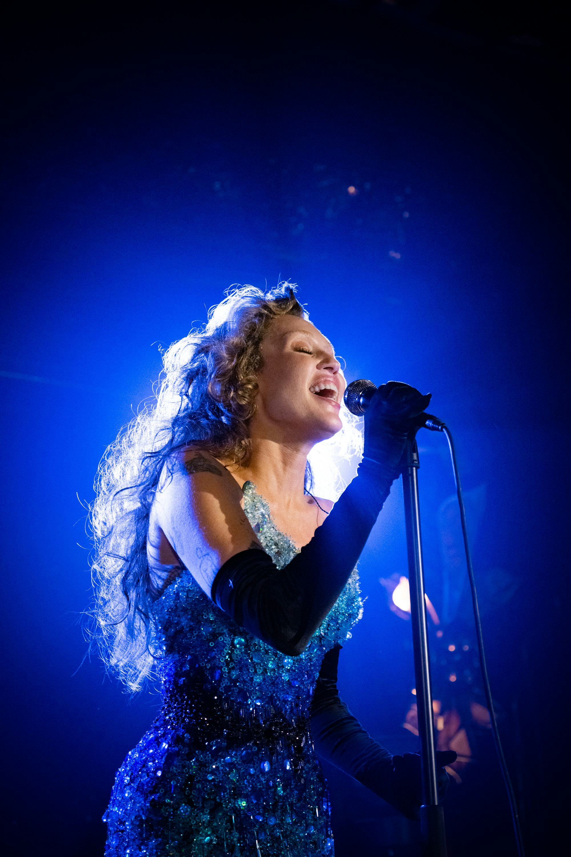 Miley Cyrus Flexes Her Vintage Archive in Sheer Bob Mackie From 2002