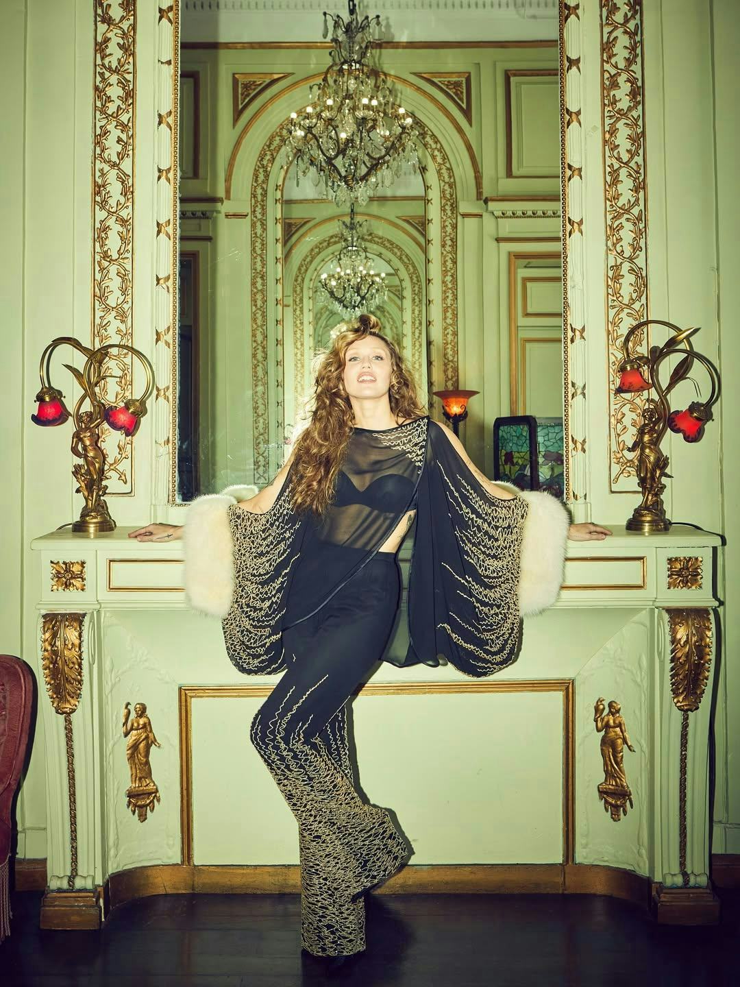 Miley Cyrus Flexes Her Vintage Archive in Sheer Bob Mackie From 2002