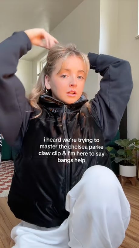 TikTok's "Chelsea Parke" Claw Clip Trend Serves Cool "IDC" Energy