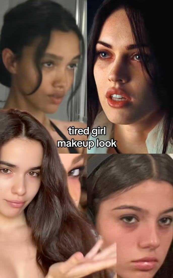 TikTok's "Tired Girl" Makeup Trend Embraces Dark Circles