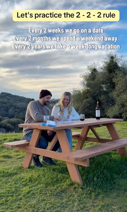 The Viral “2-2-2” Rule Will Keep Your Relationship Spark Alive
