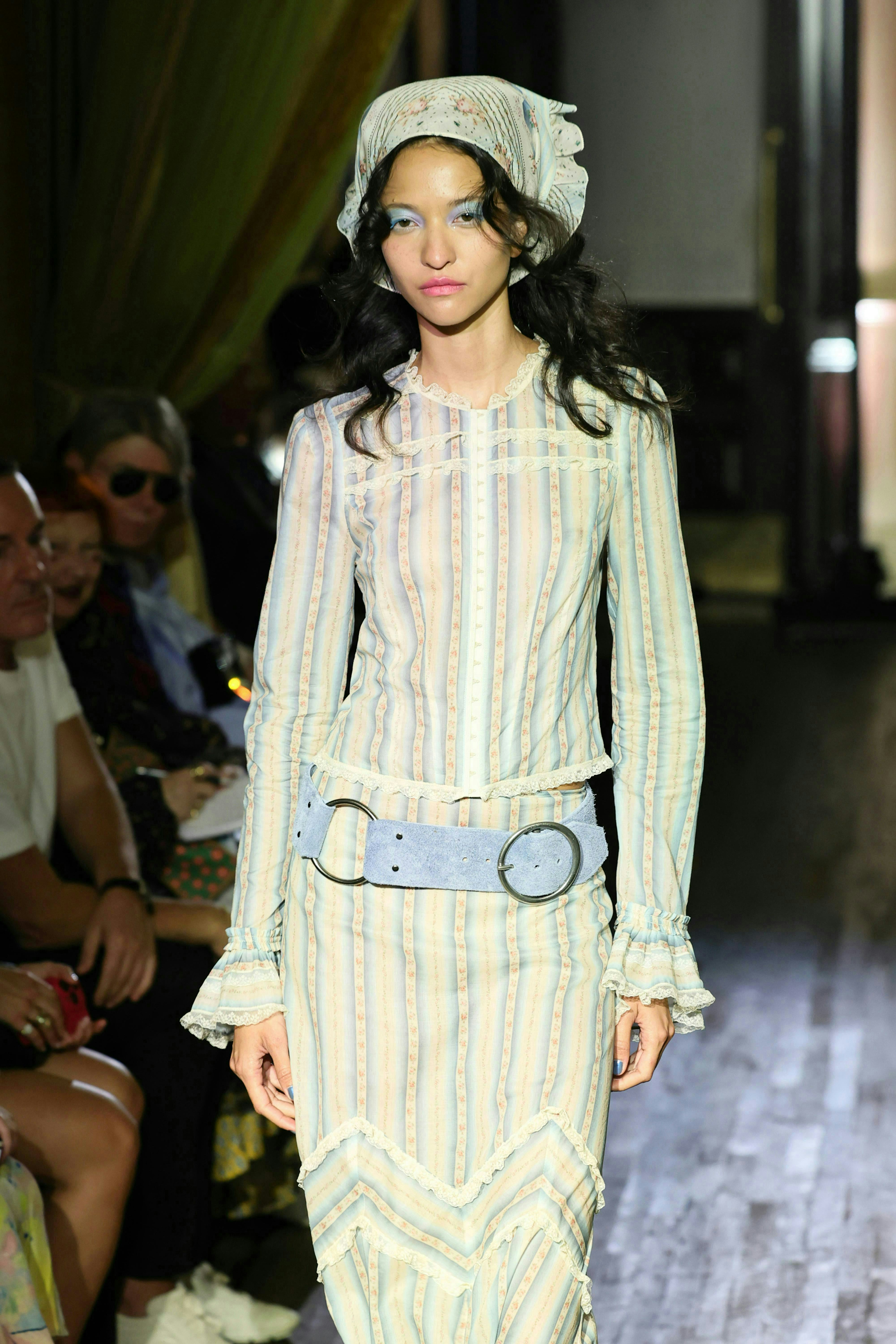 Headscarves Are Trending At New York Fashion Week Spring/Summer 2026