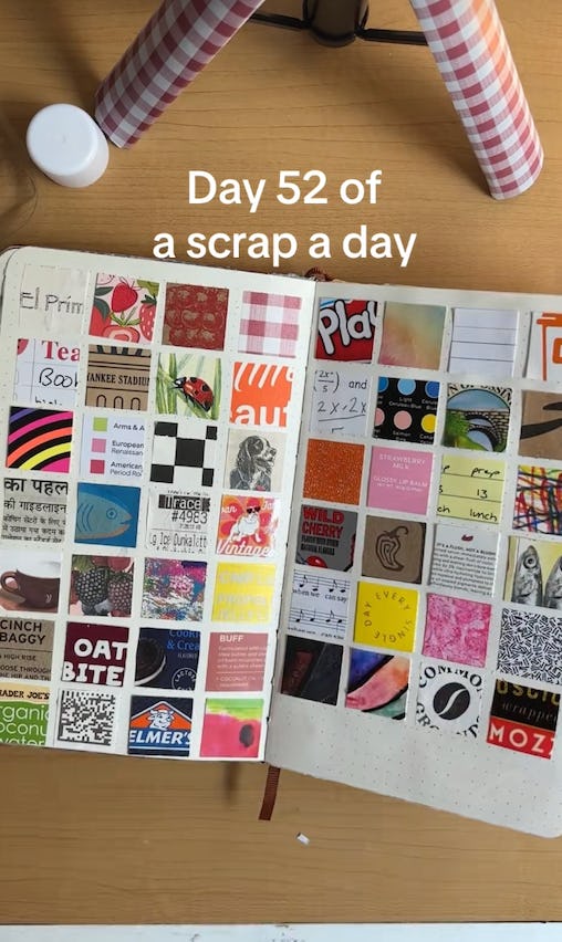 TikTok’s "Scrap A Day" Is A Low-Pressure Journaling Trend