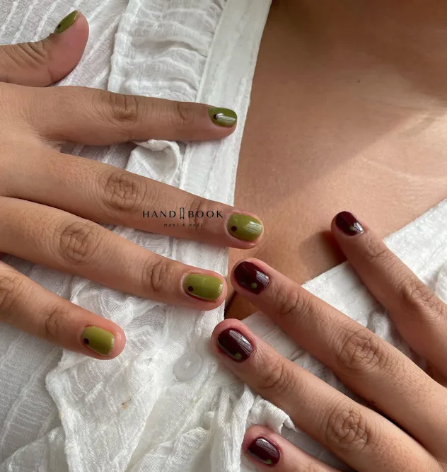 The Olive Nail Trend Proves Savory Manicures Are Officially In