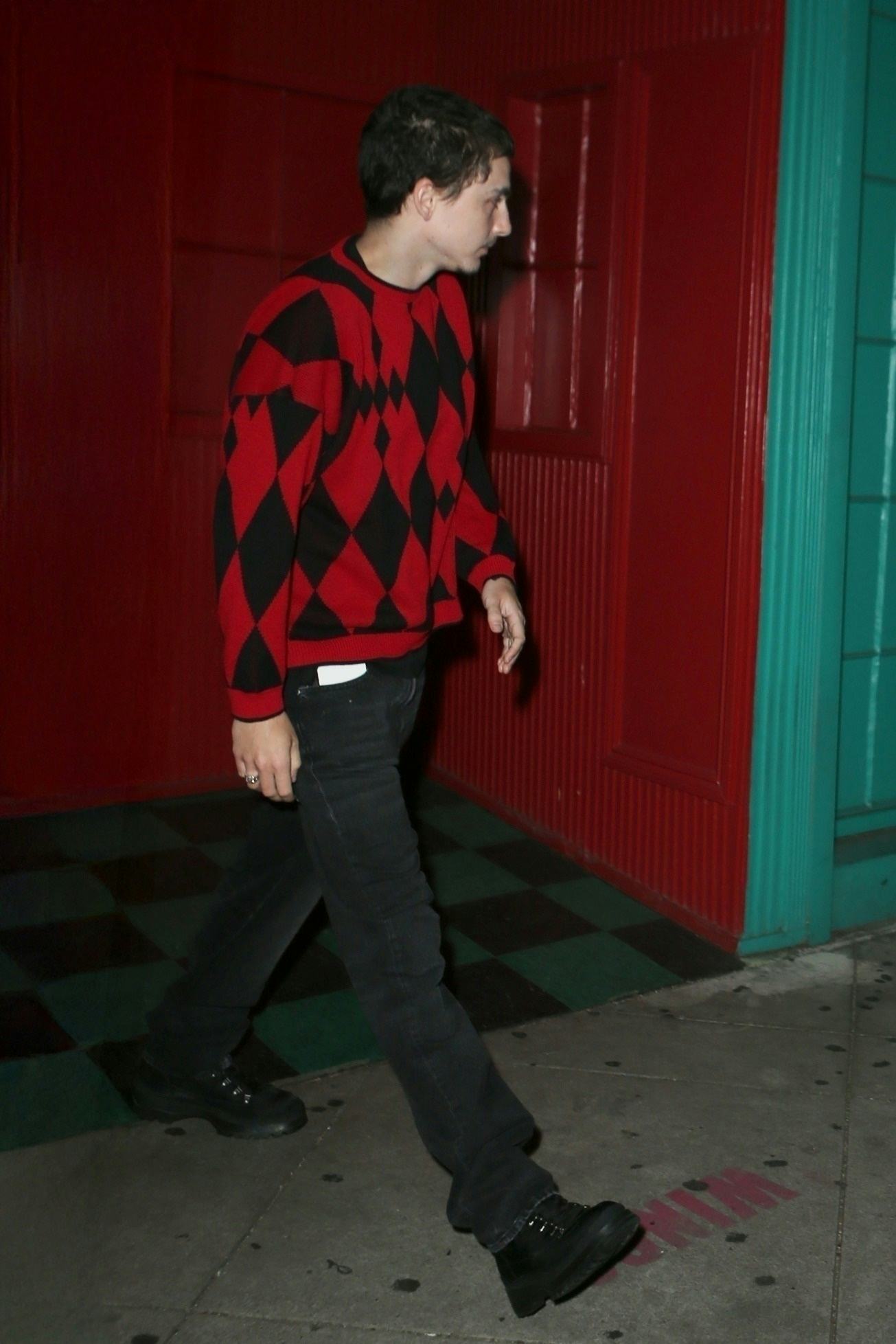 Timothée Chalamet Re-Wears His Golden Globes Timbs With a Grunge Twist