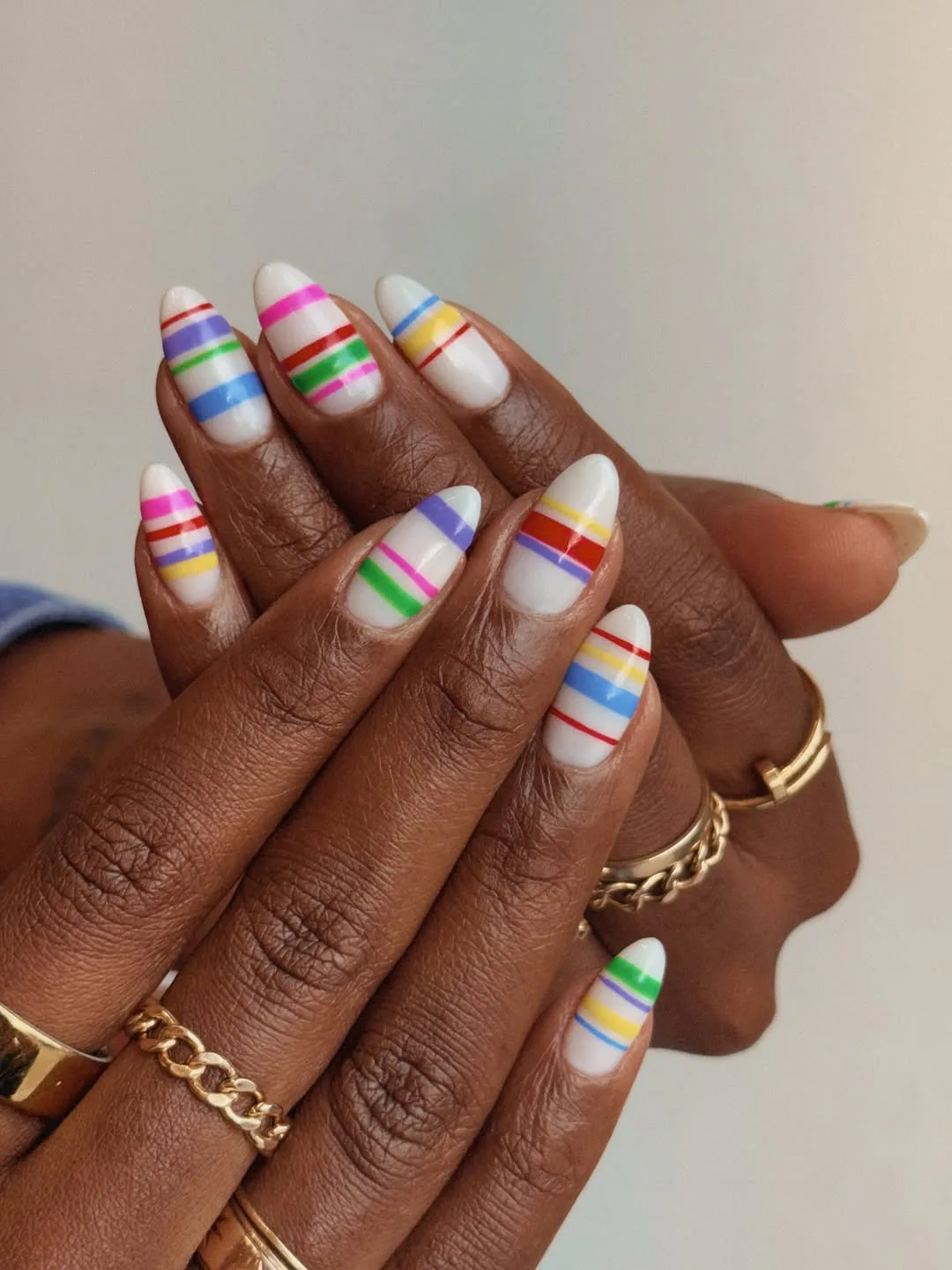 20 Striped Nail Designs That'll Make Your Fingertips Pop
