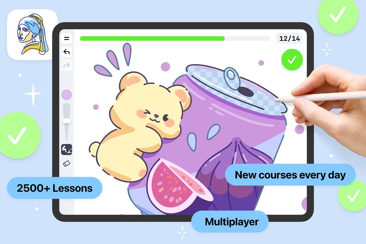 How 5-Minute Learn How To Draw ArtWorkout App Uses Micro-Learning To ...