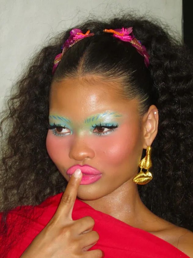 Spring 2026 Makeup Trends Are Bright & Bold, According To Ngozi Edeme