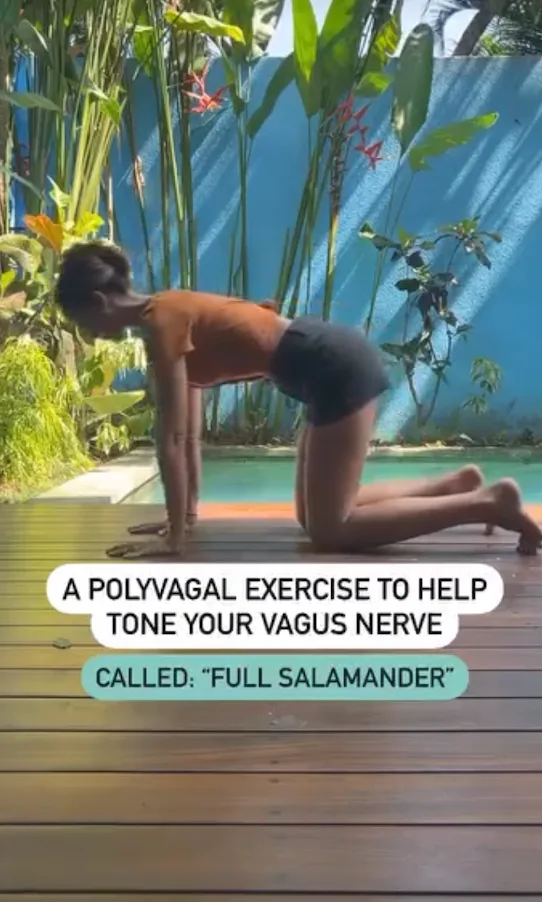 Try A "Salamander Pose" For Somatic Stress Relief