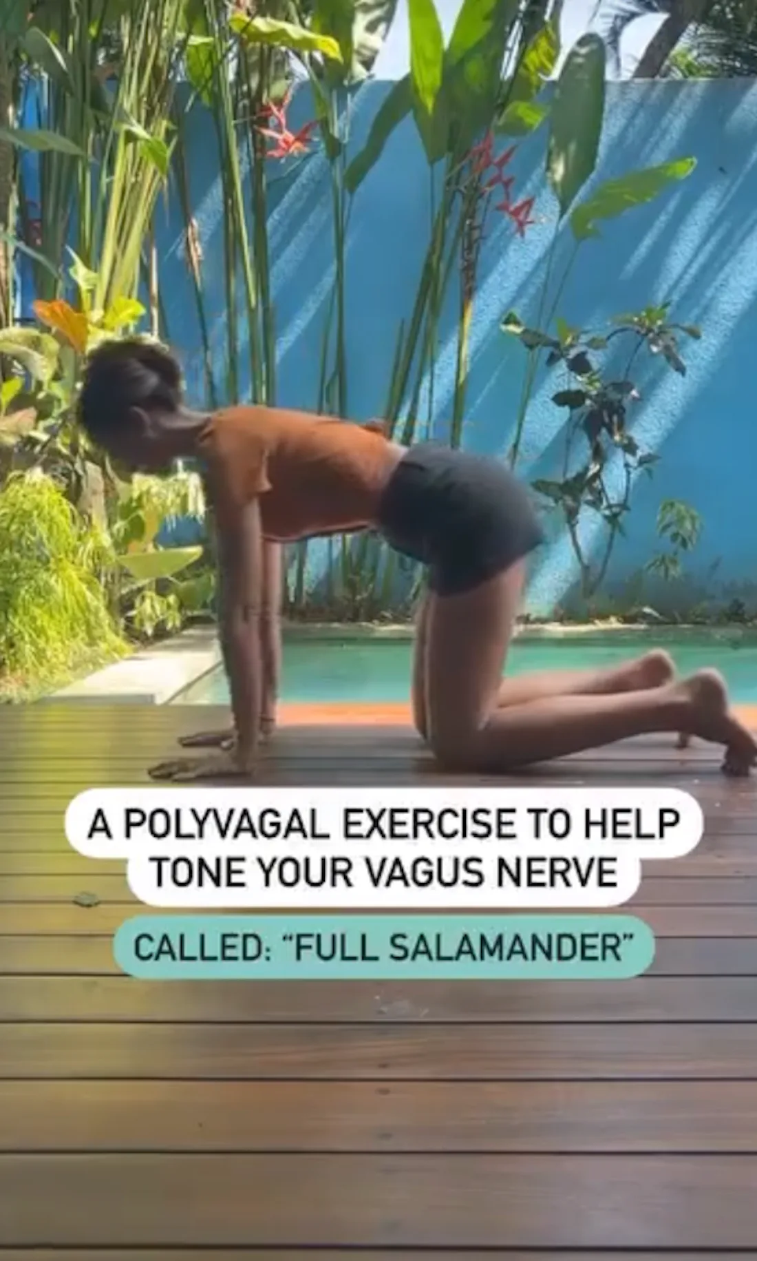 Try A "Salamander Pose" For Somatic Stress Relief