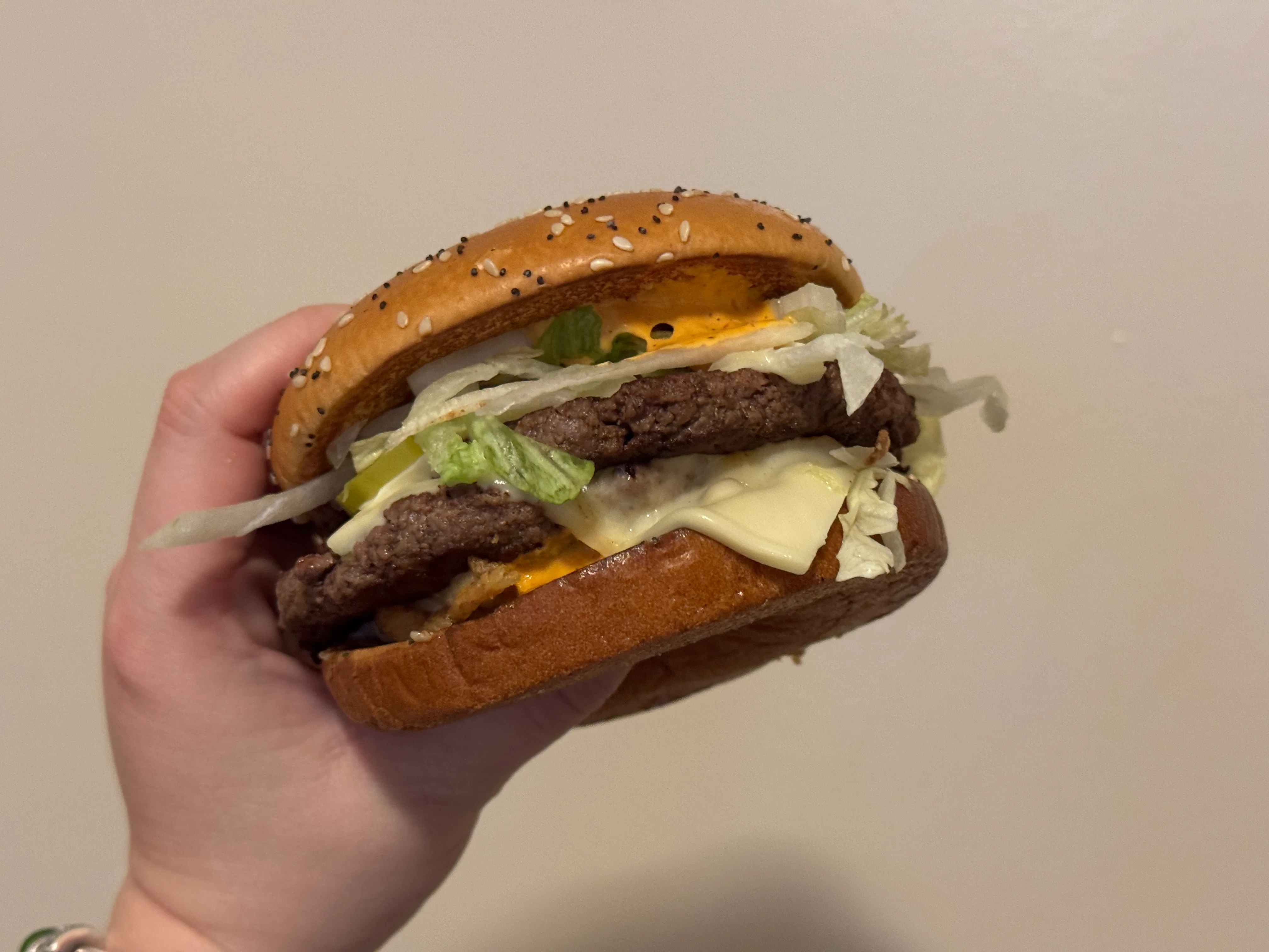 I Tried McDonald's Viral Big Arch Burger & There's "So Much To It"