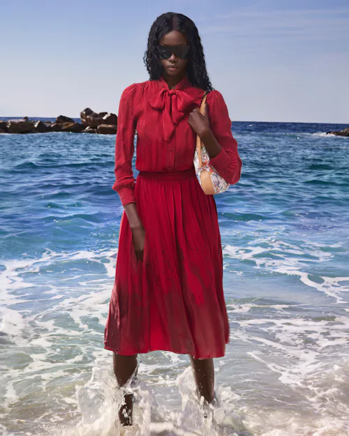 Amelia Gray & Anok Yai Lead The Charge For Gucci's Wet, Hot Summer