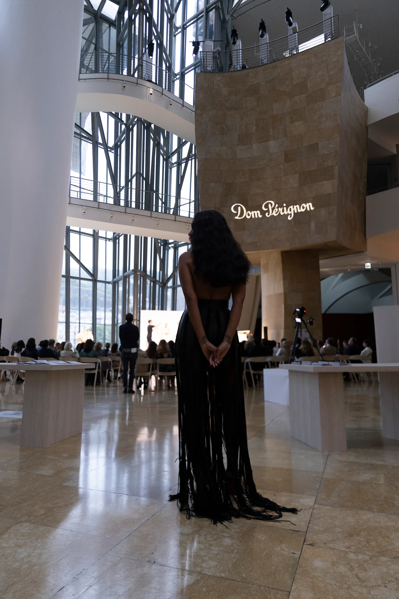 Tilda Swinton and Dom Perignon Turn Dressing Into Performance Art in Bilbao