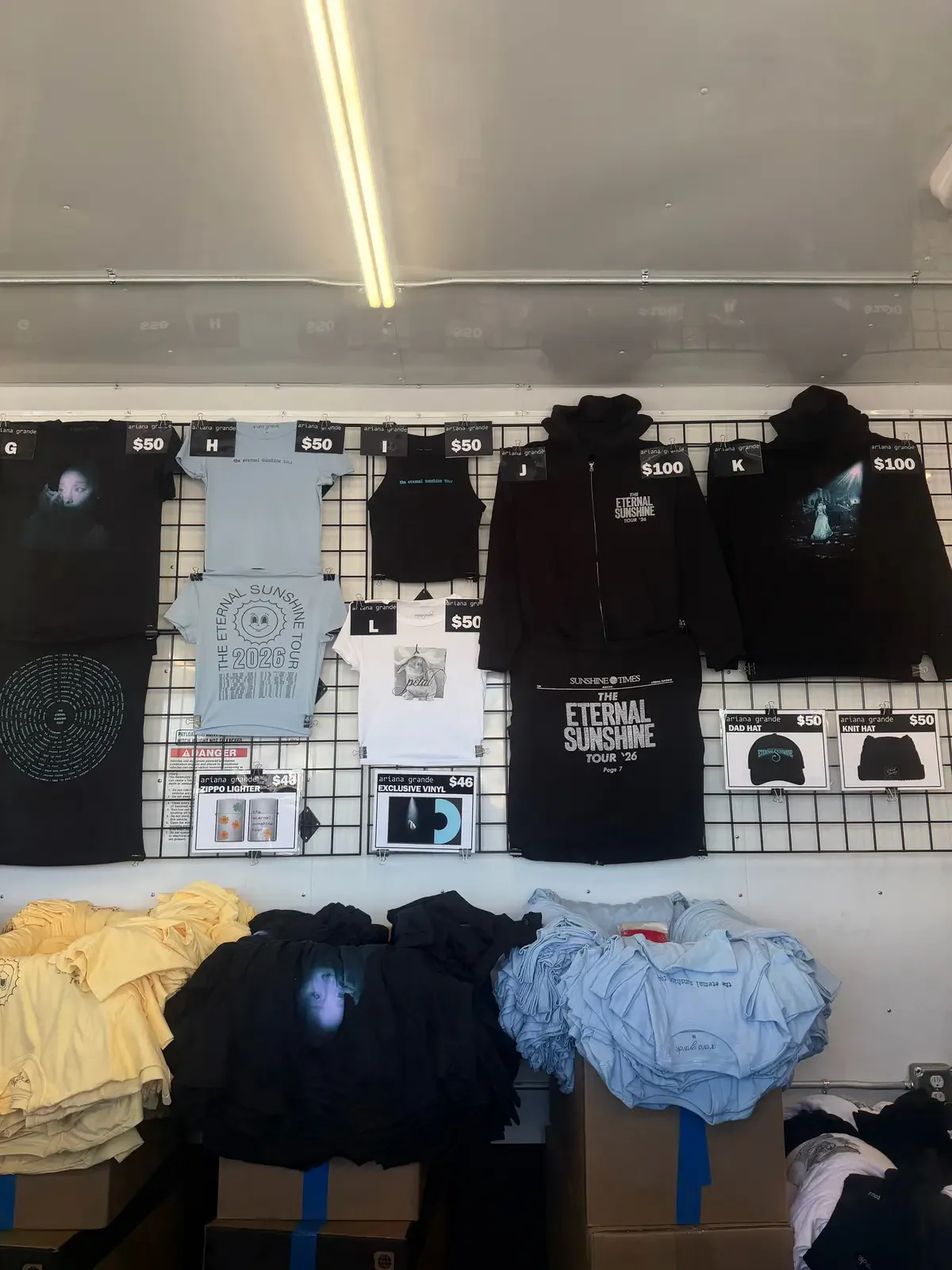 A 2026 Guide To Ariana Grande's Eternal Sunshine Tour Merch & Pop-Ups
