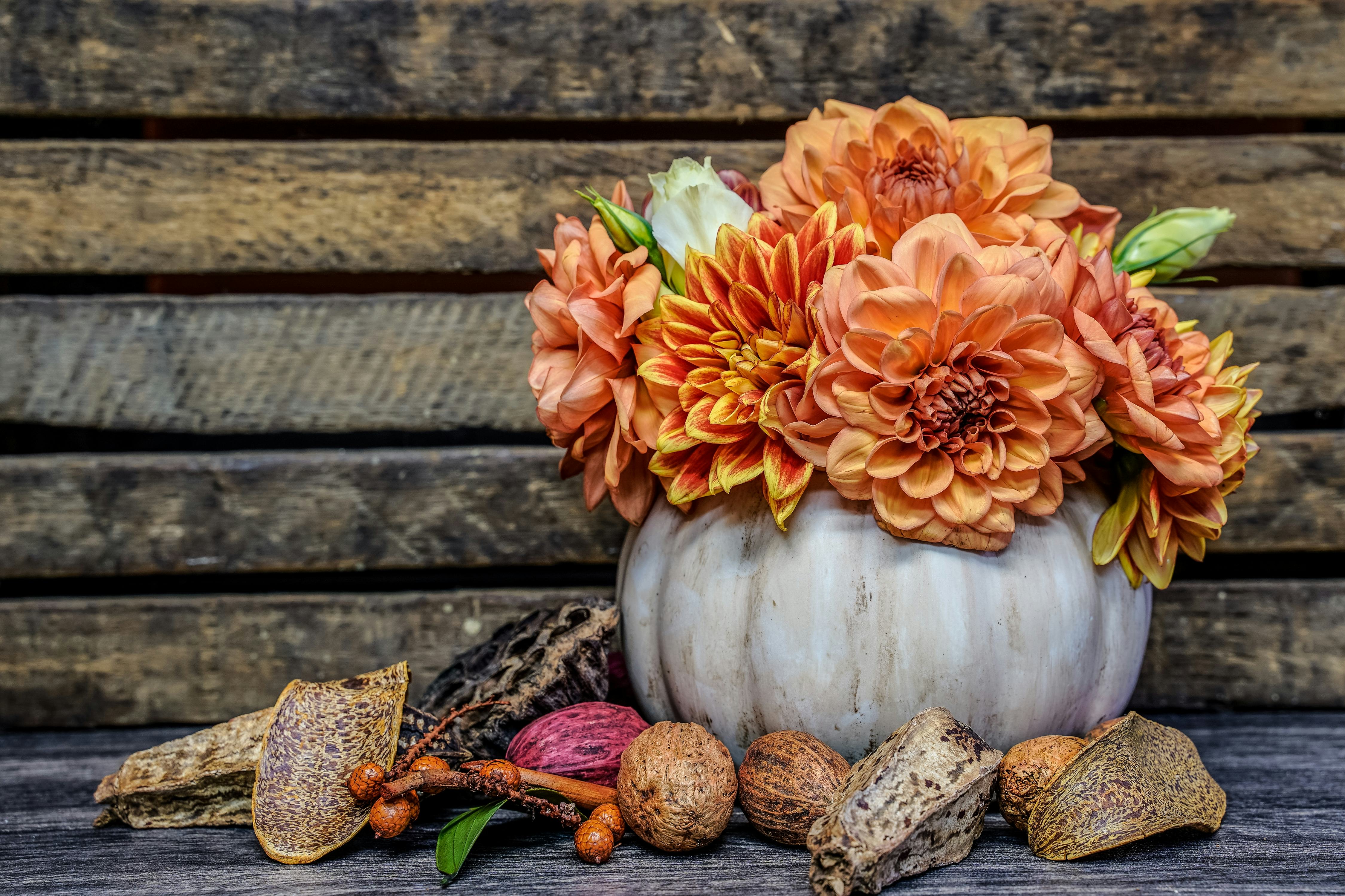 Pumpkin Flower Arrangement Inspiration You Need For Fall