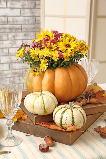 Pumpkin Flower Arrangement Inspiration You Need For Fall