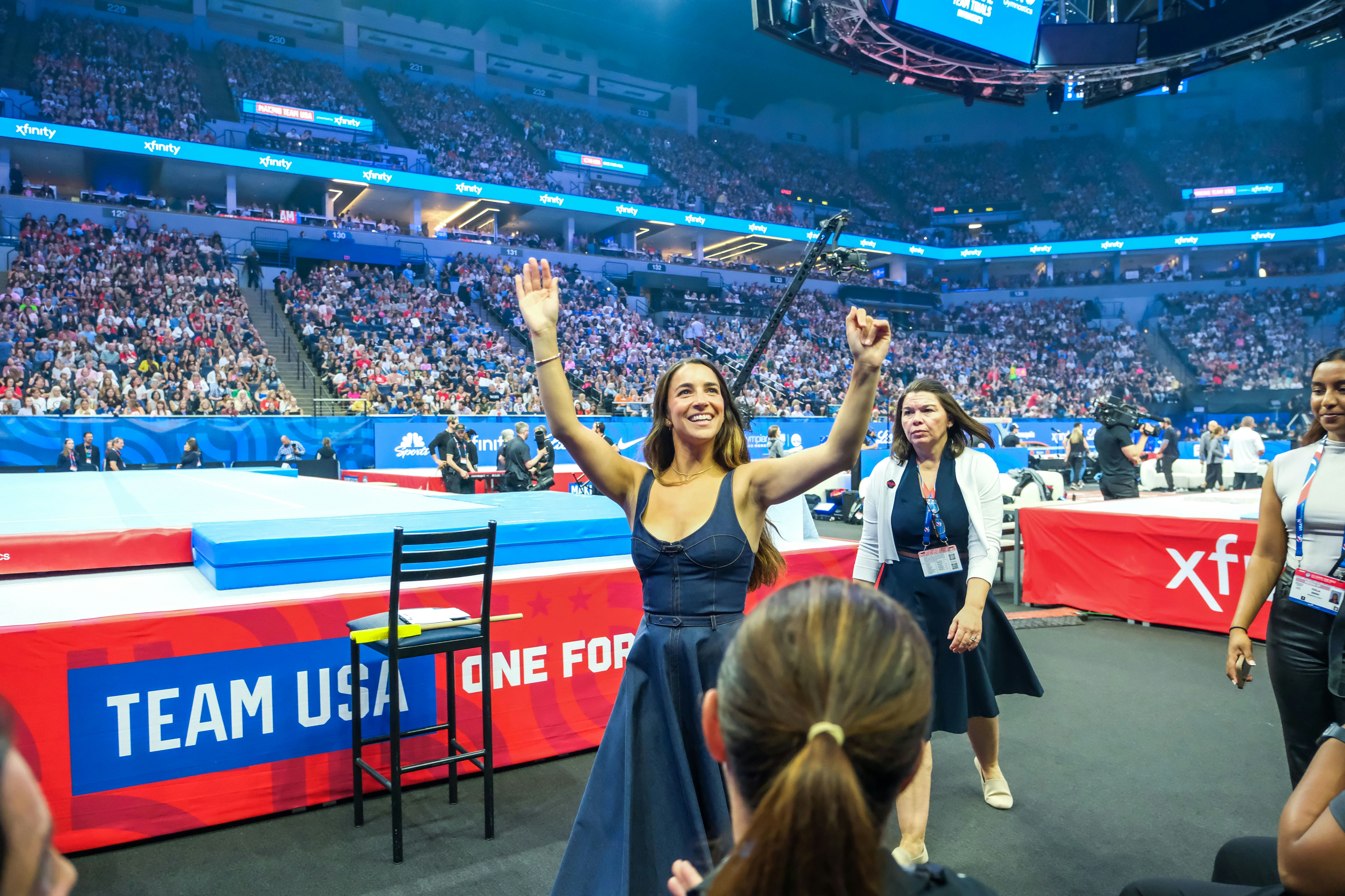 Aly Raisman On Simone Biles, The 2024 Olympics, & Her Dog Mylo