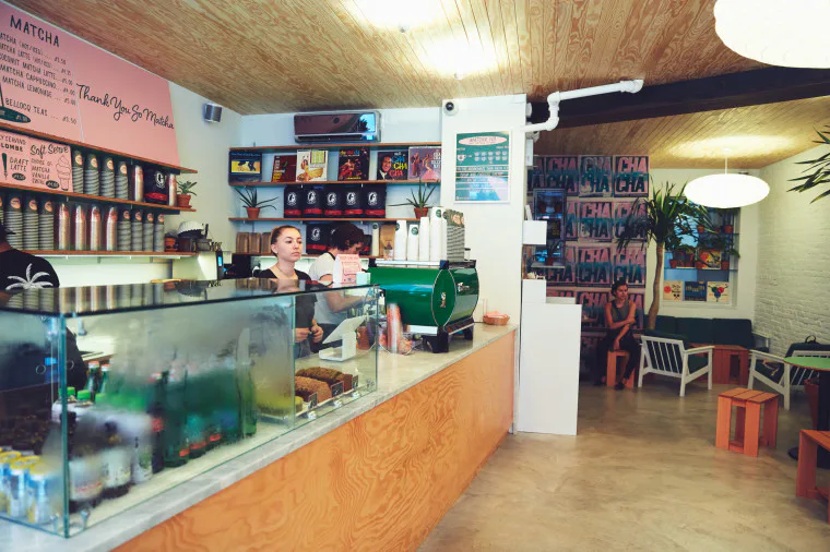 A New Matcha Bar Made of Instagram Dreams