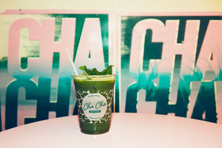 A New Matcha Bar Made of Instagram Dreams