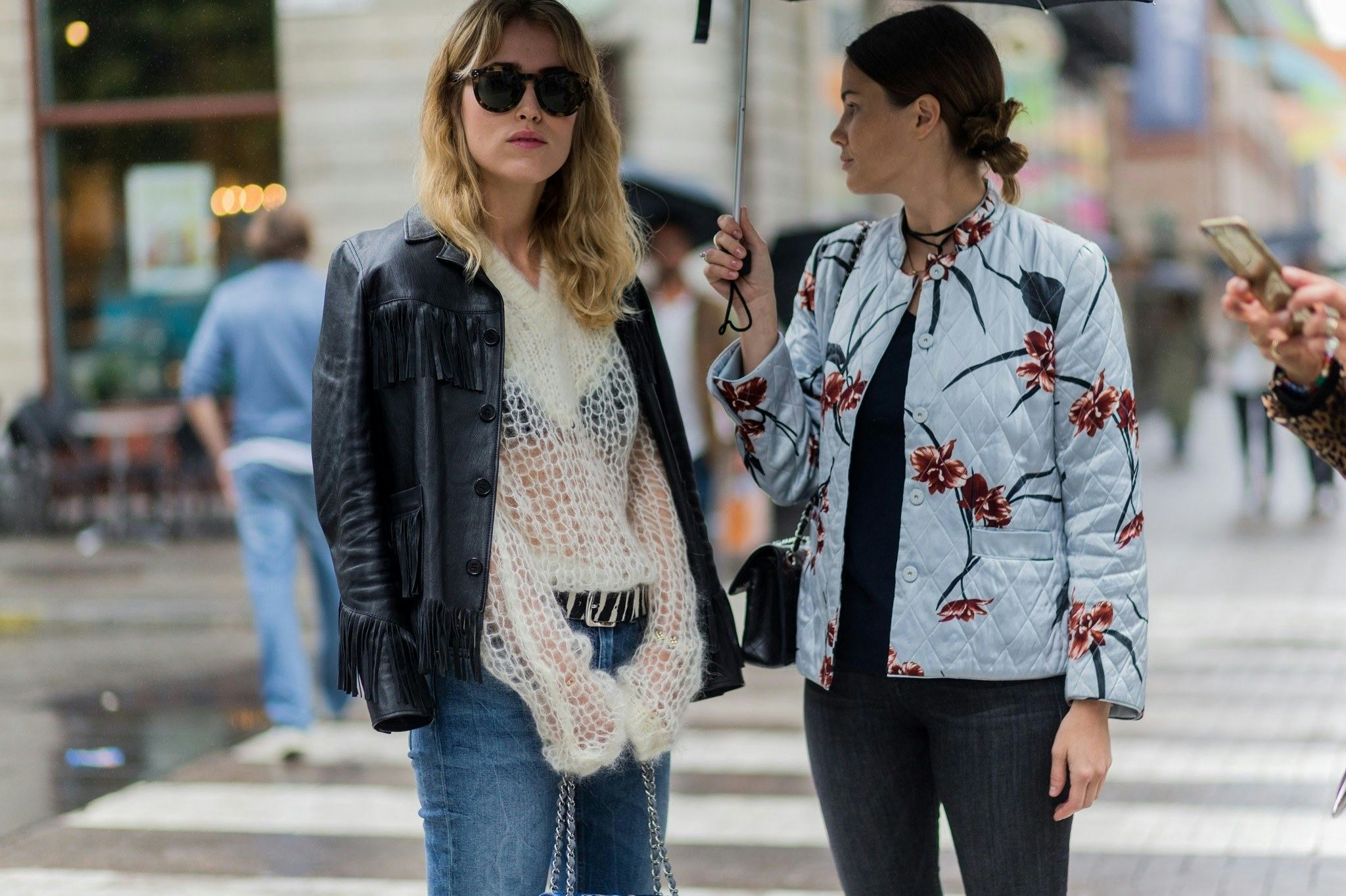 Rain Can’t Hold Back the Best of Stockholm Street Style