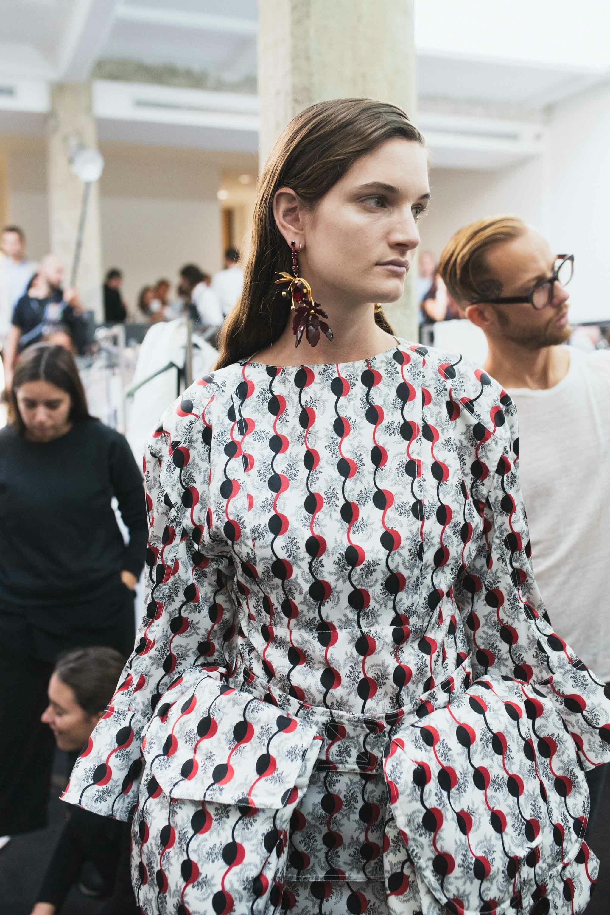 Go Backstage at the Vivid, Retro Marni Spring 2017 Show at Milan ...