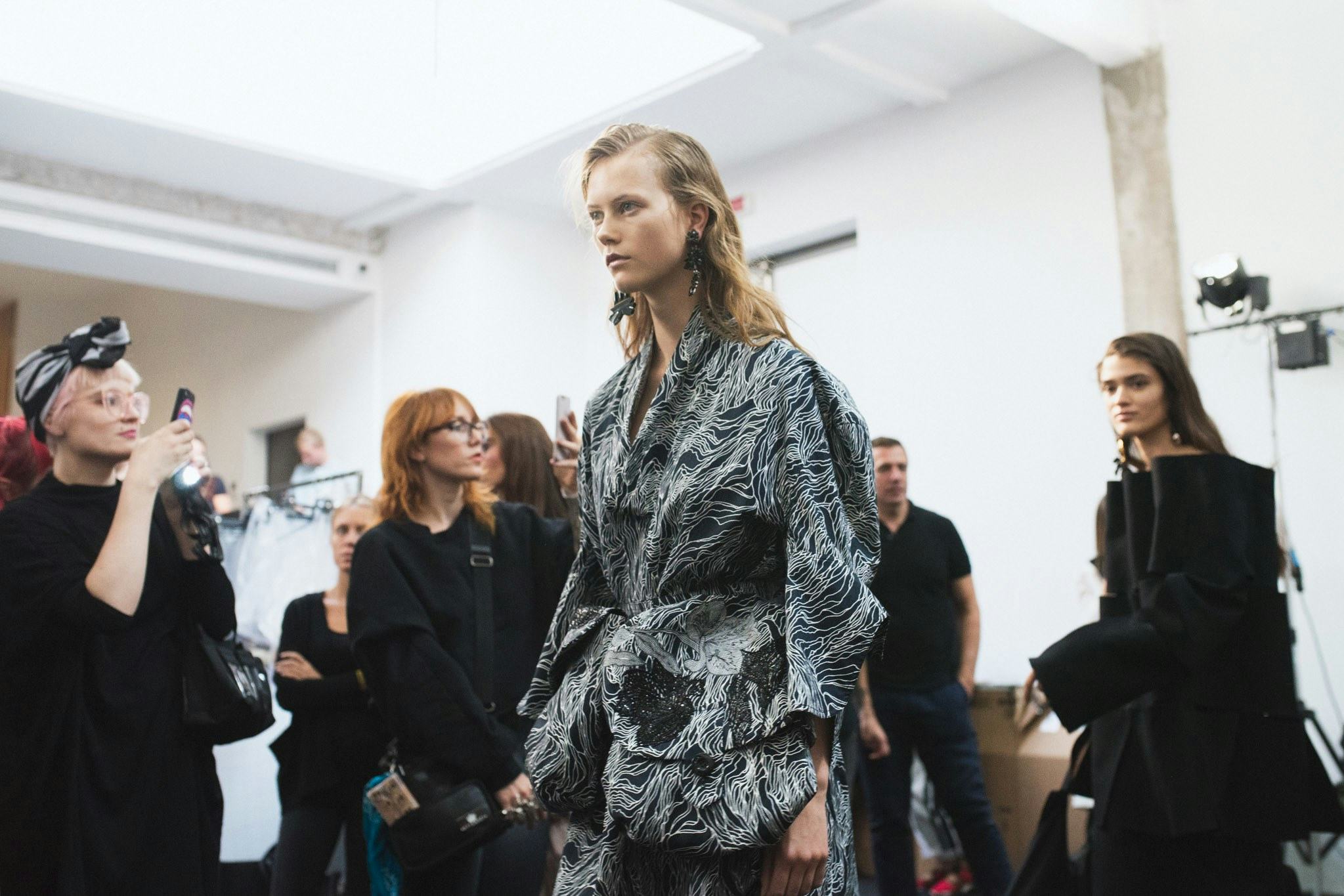 Go Backstage at the Vivid, Retro Marni Spring 2017 Show at Milan ...