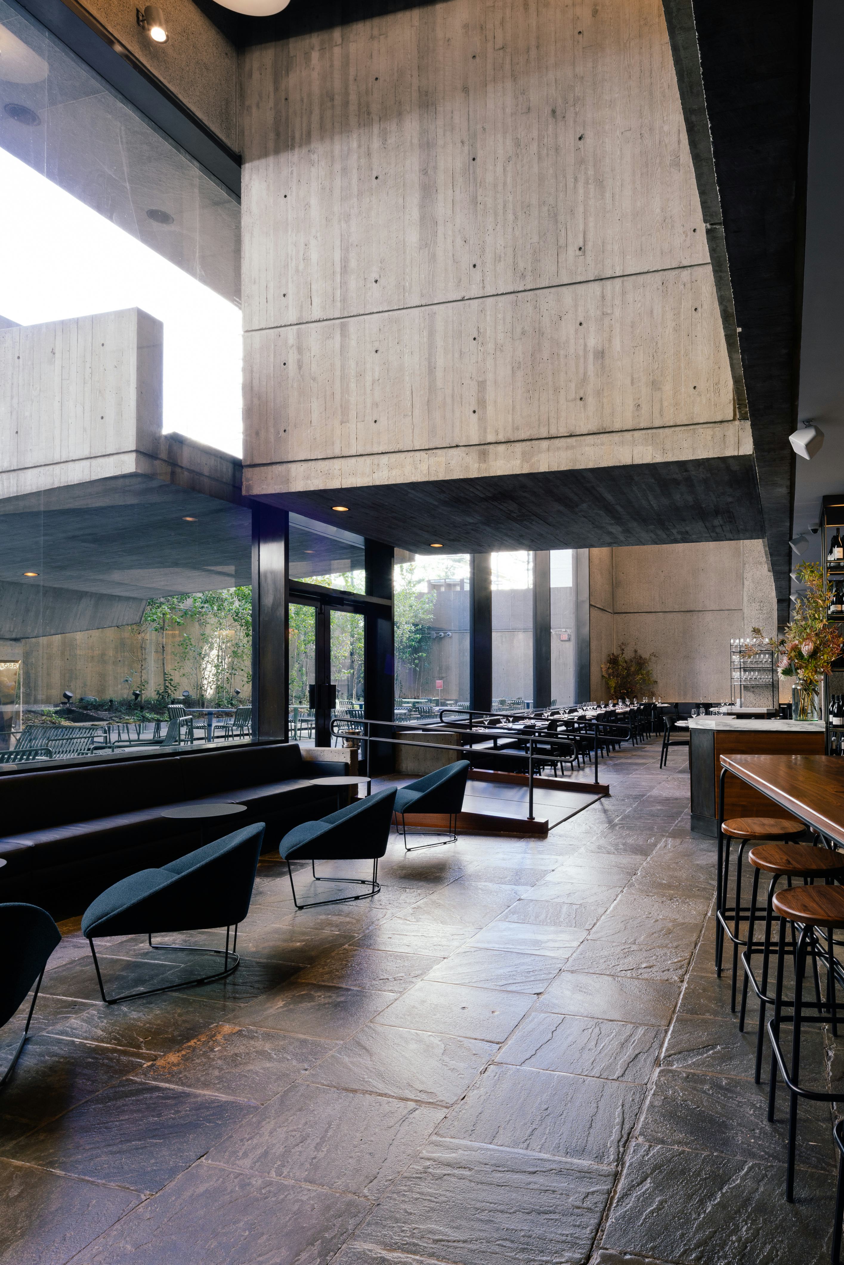 Inside Flora Bar and Coffee