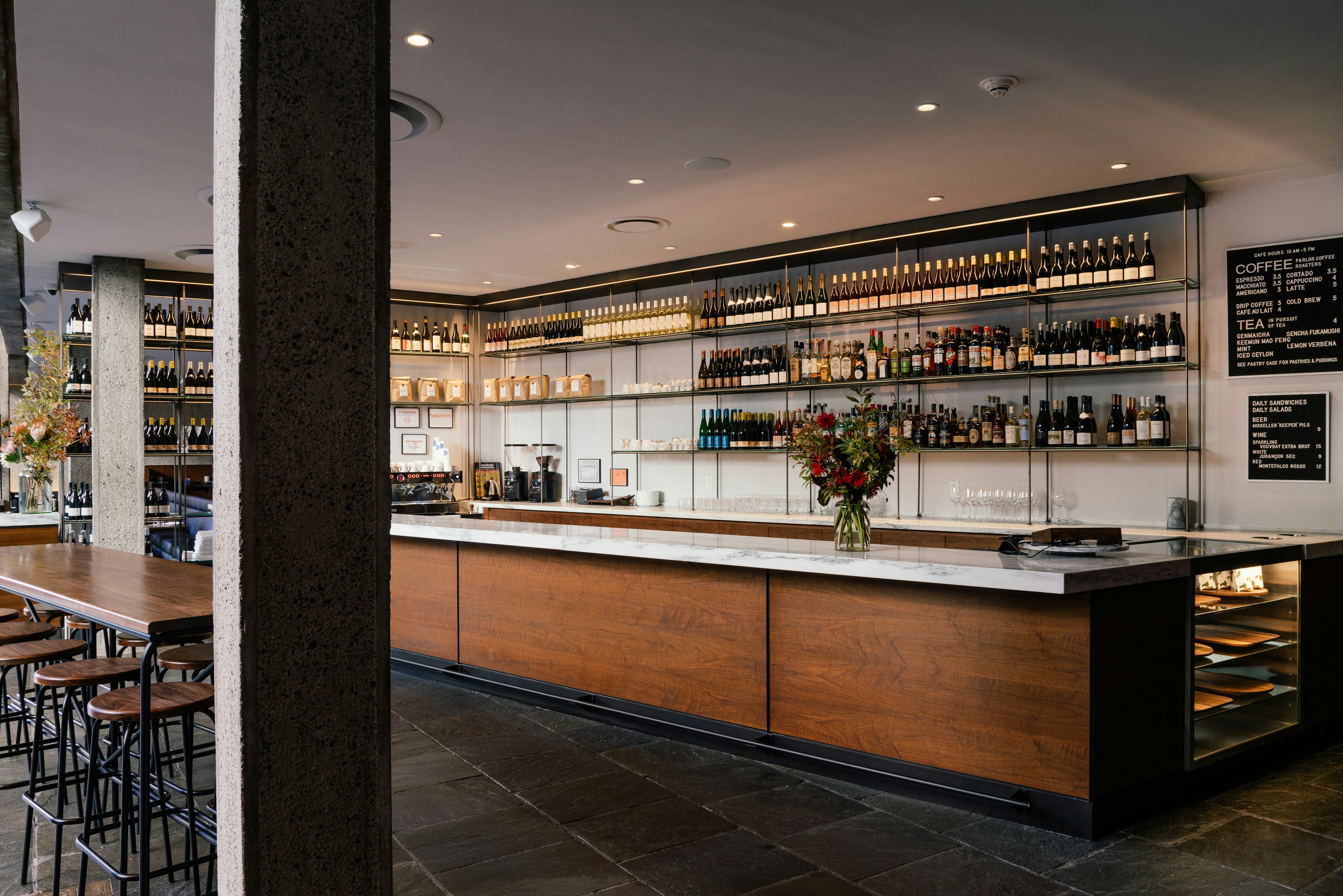 Inside Flora Bar and Coffee