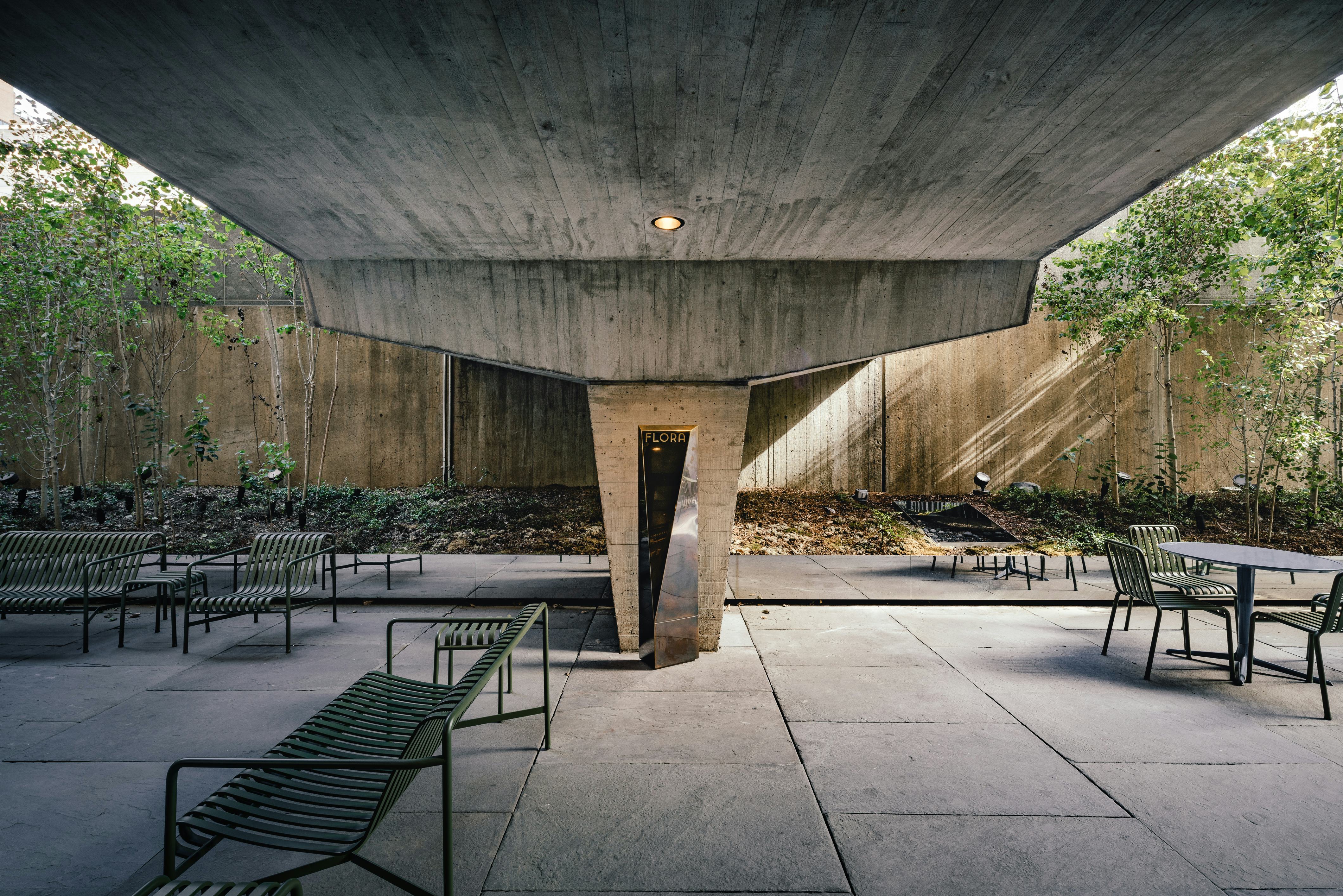 Inside Flora Bar and Coffee