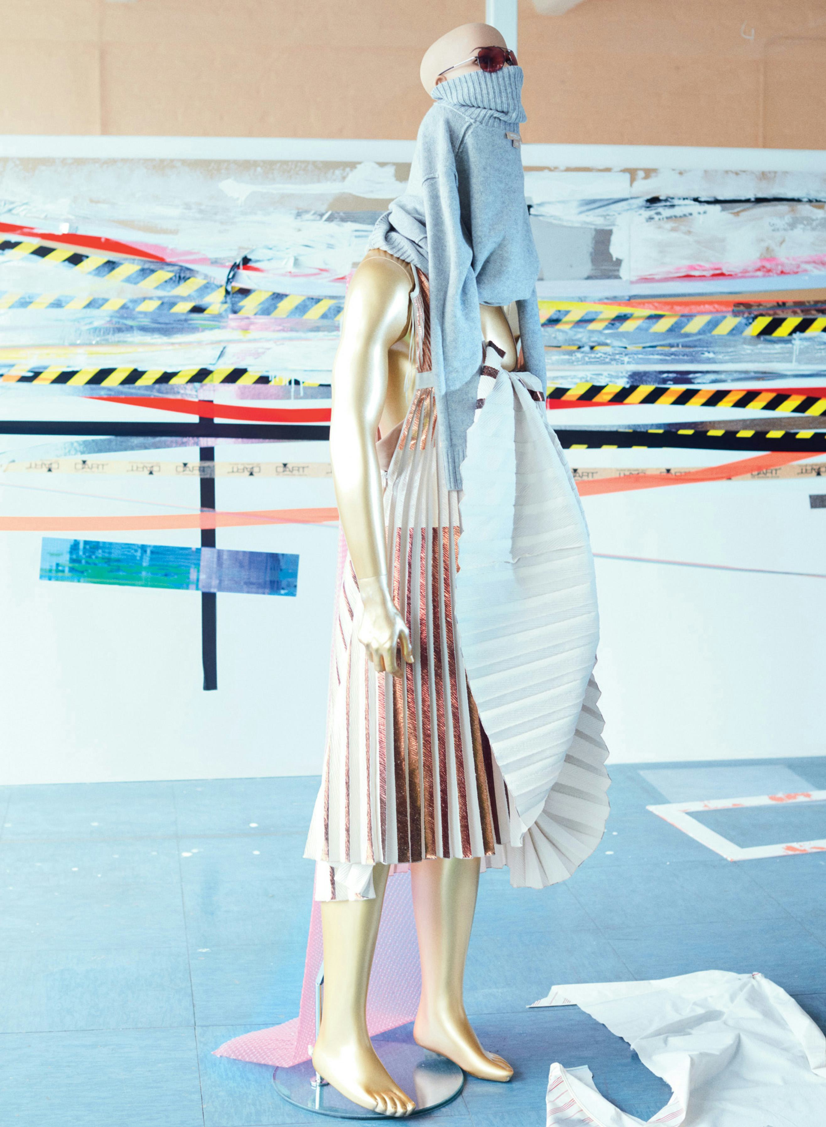 Clothes Encounters: See Artist Isa Genzken’s Spectacular W Commission