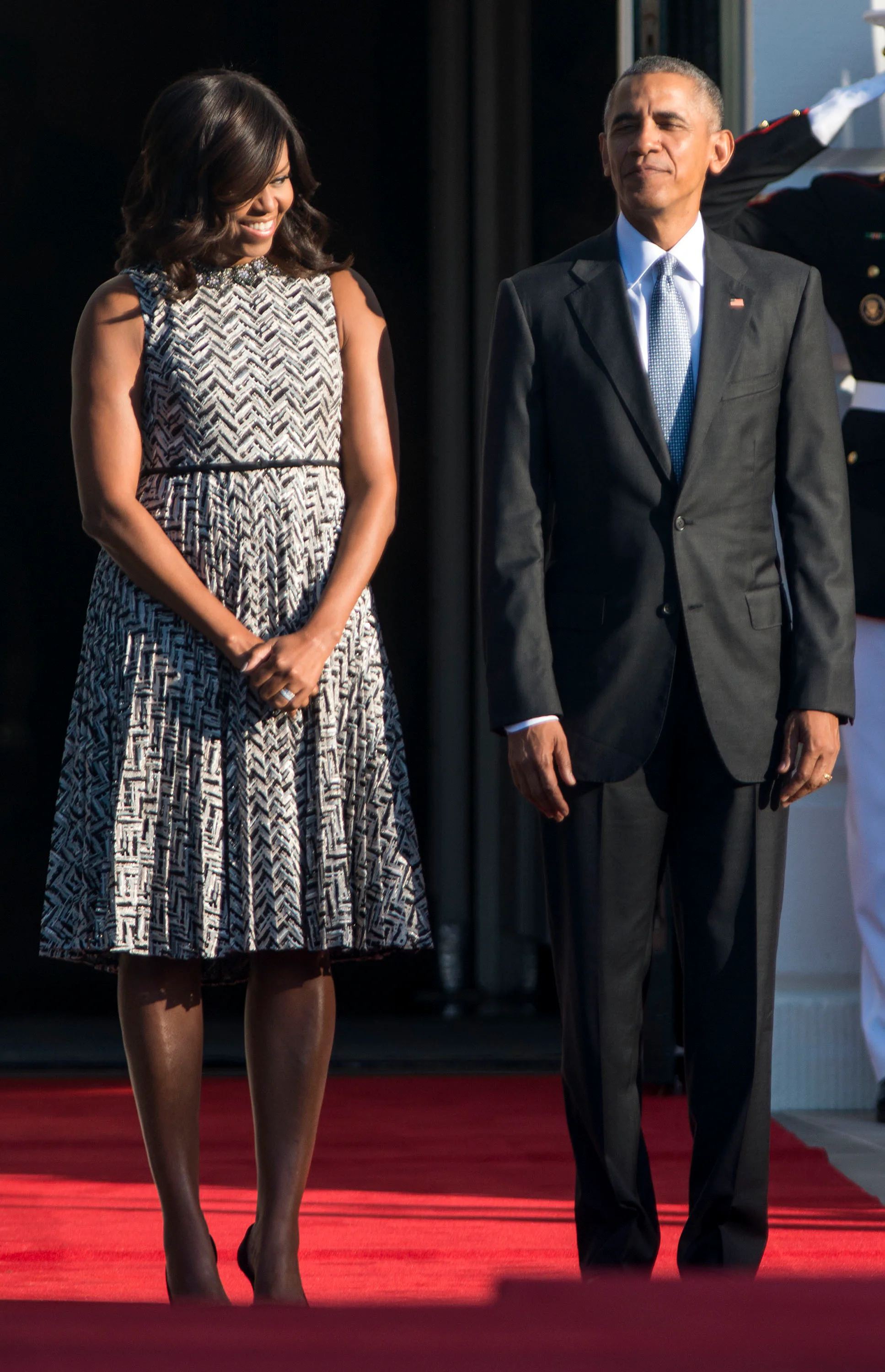 Michelle Obama and Her Hair: Celebrating Eight Years of Bangs, Curls ...