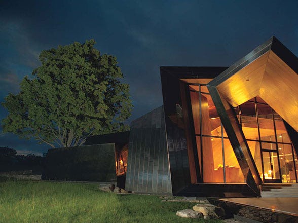 The Daniel Libeskind-designed house