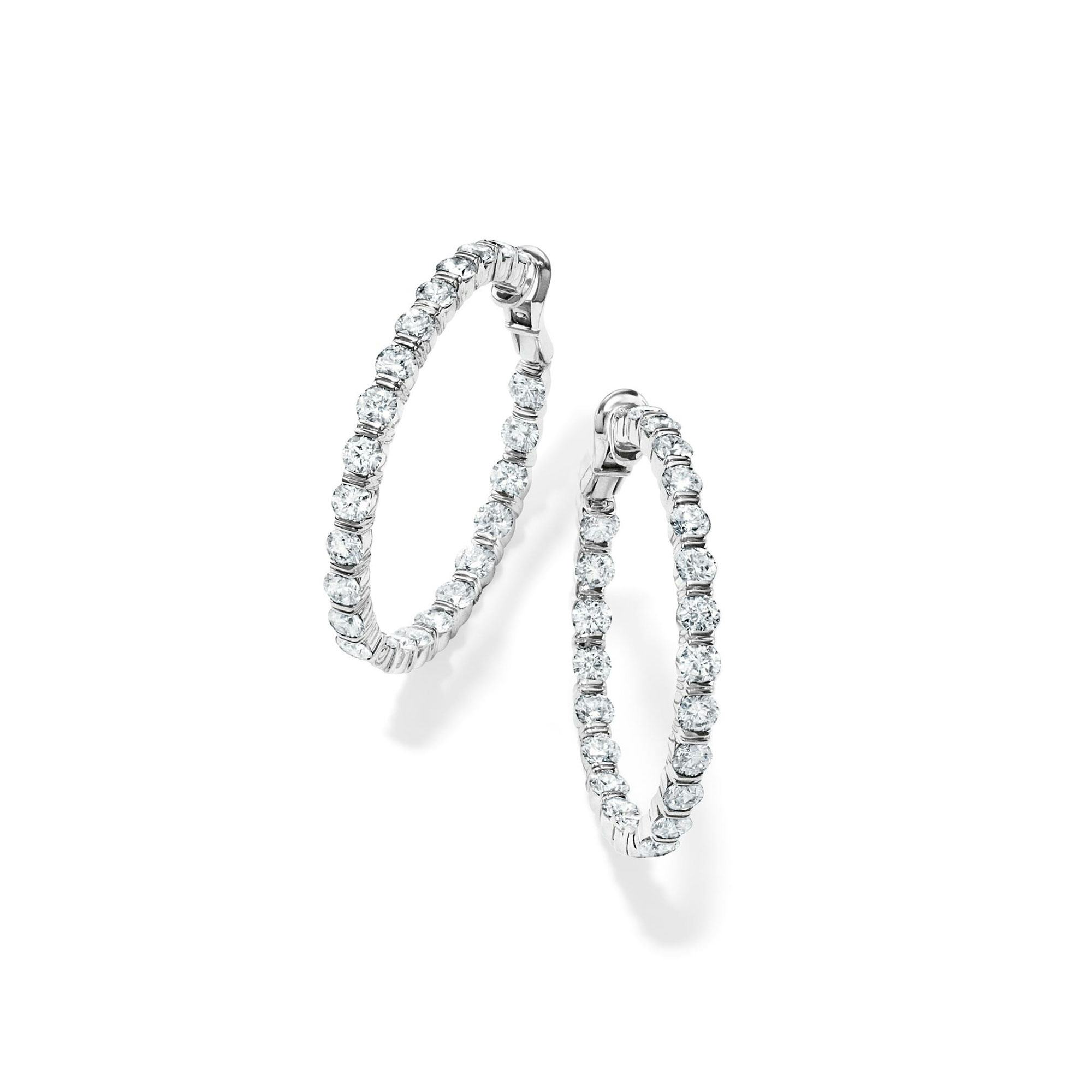 Harry winston hoop earrings store