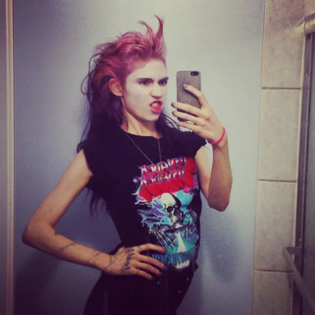 Grimes’s Most Daring Beauty Looks