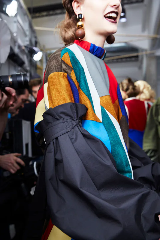 Retro Beauties Backstage at Marni Fall 2016