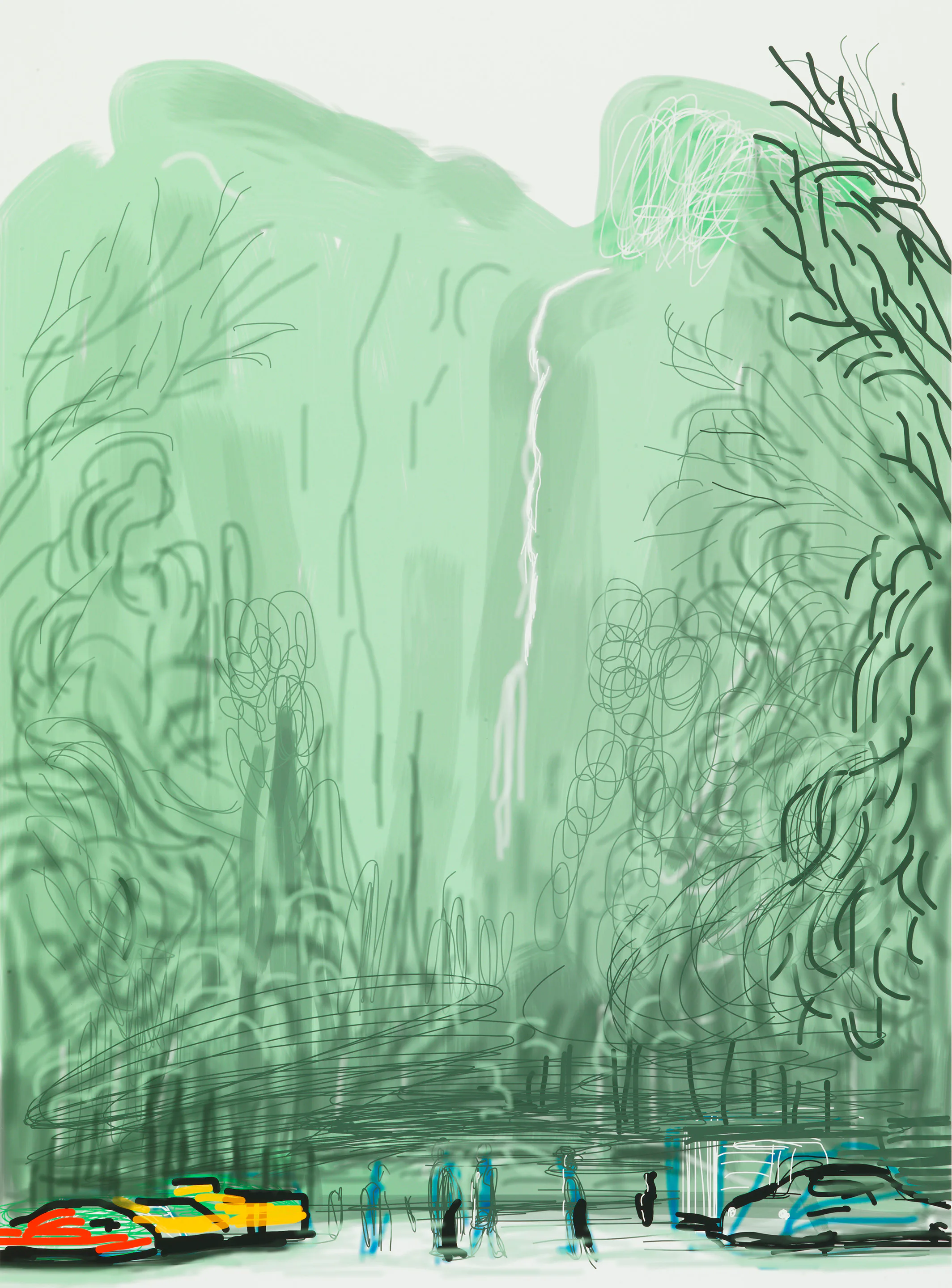 Yosemite, Sent From David Hockney’s iPad
