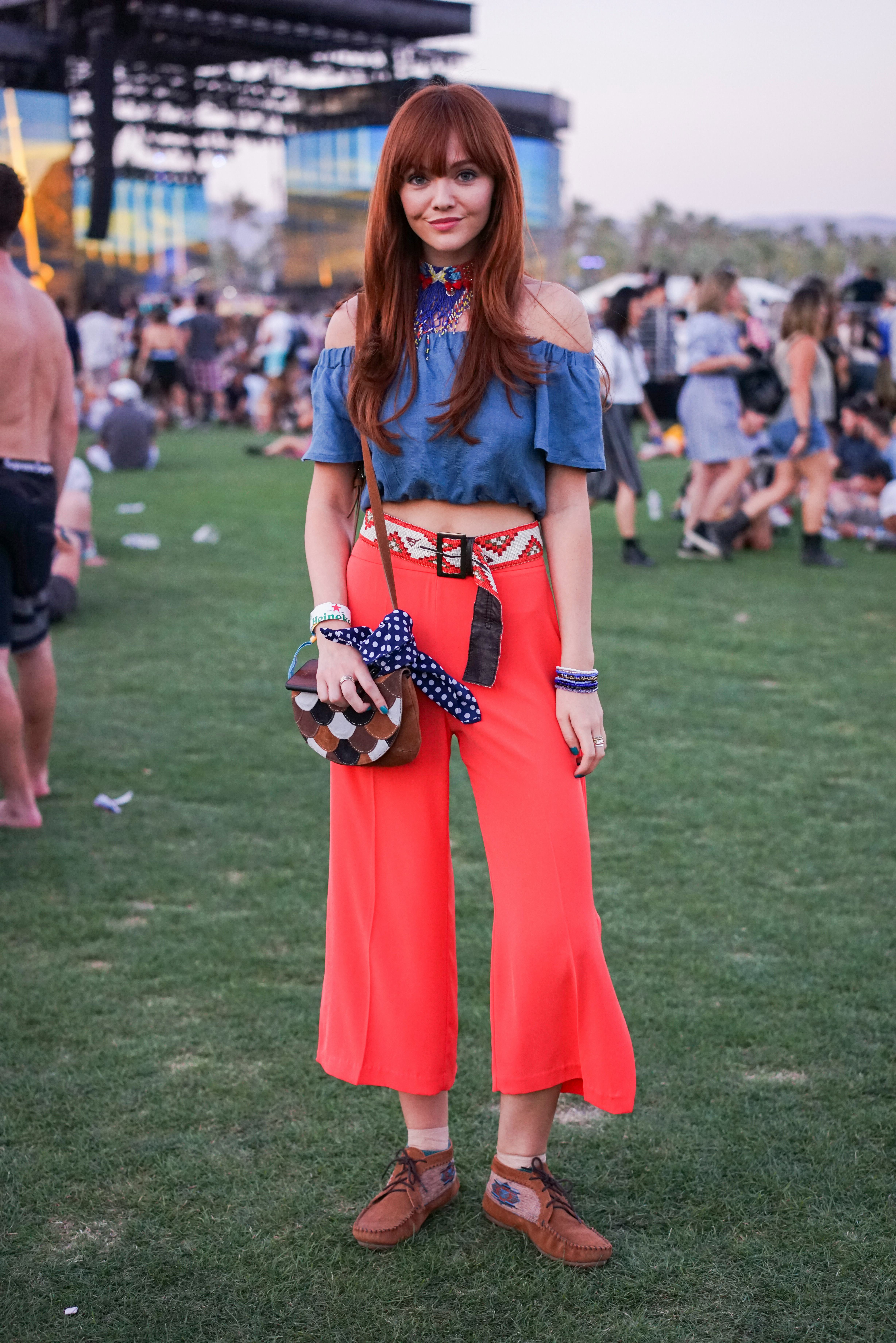 Coachella’s Best Denim Is Patched Up and Painted