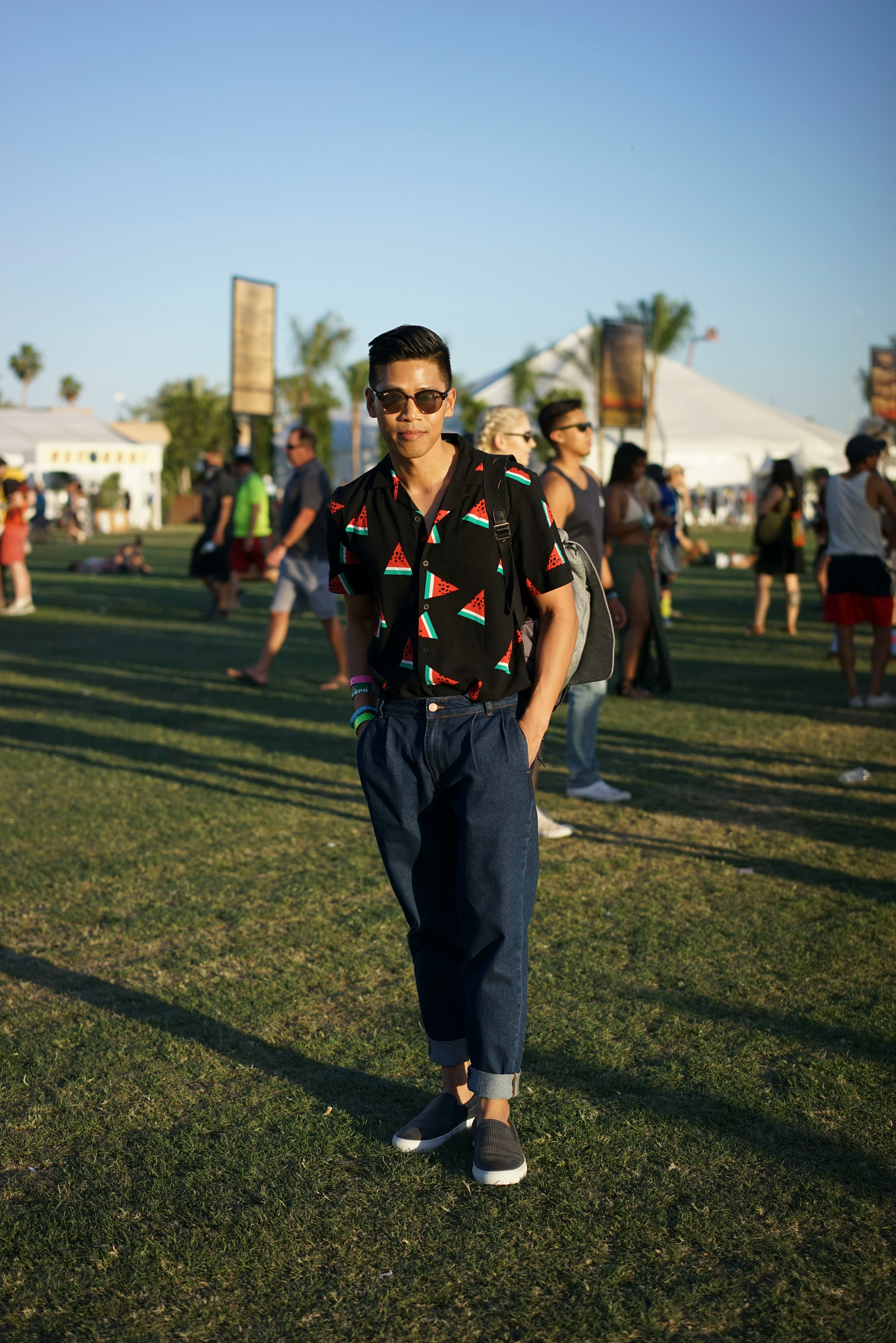 Coachella’s Best Denim Is Patched Up and Painted
