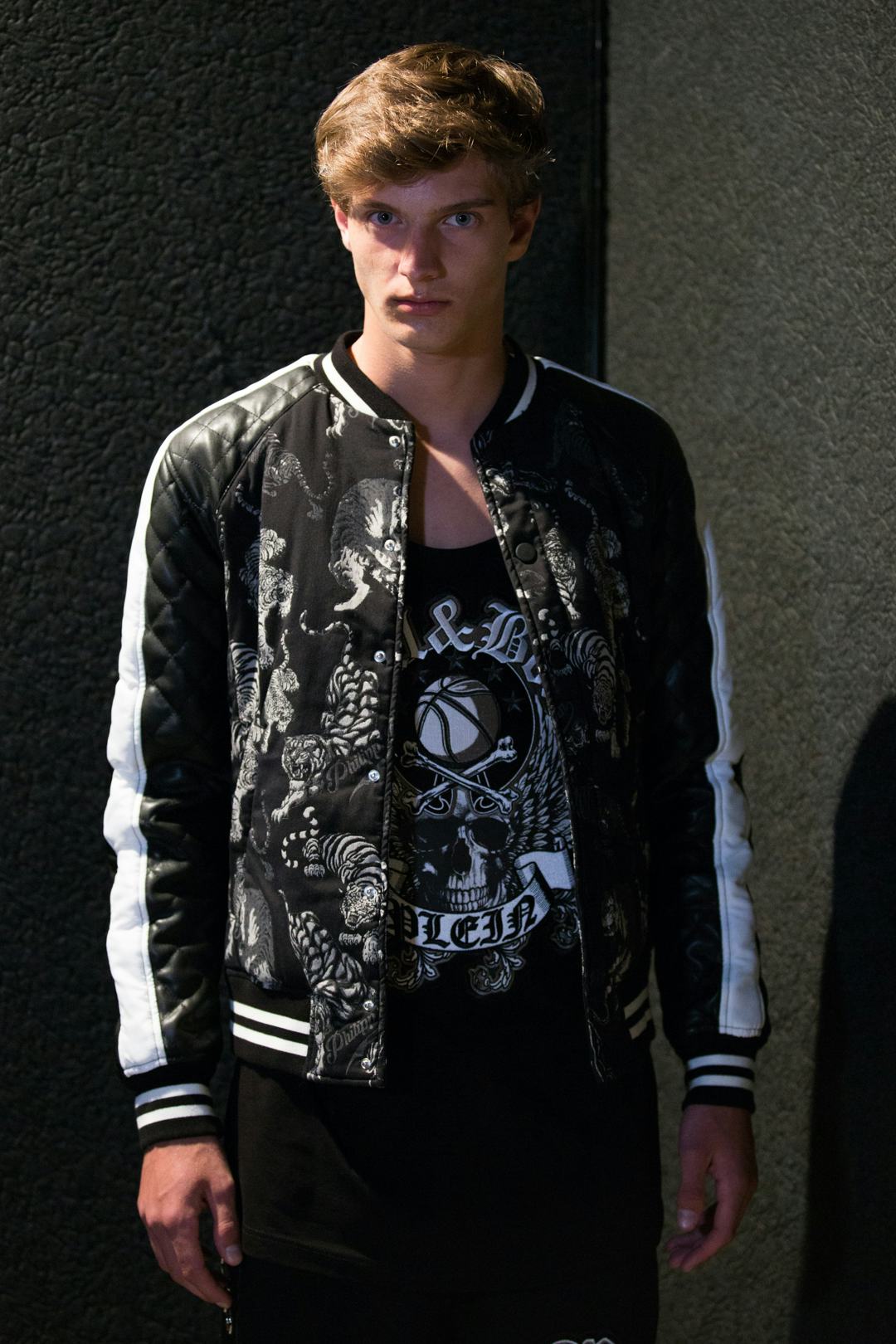 Flashy Ballers Backstage at Philipp Plein Spring 2017