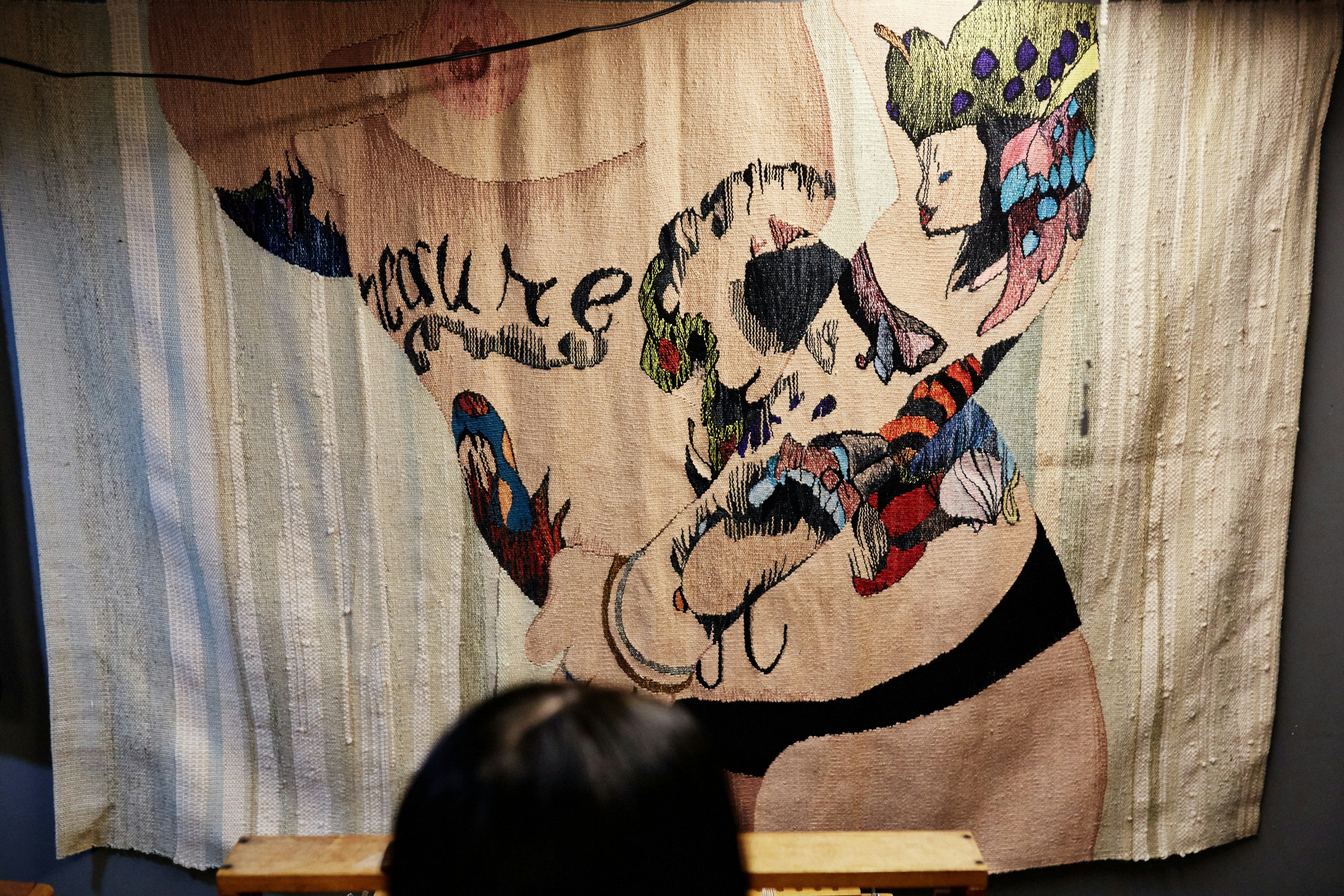 Meet Erin M. Riley, the Artist Turning Sexts into Epic Tapestries